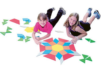 Giant Foam Pattern Blocks – 49 Pieces - MTA Catalogue