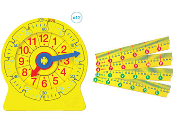 Elapsed Time Number Line Clock Class Kit - MTA Catalogue