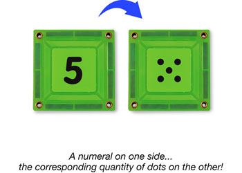 Double-sided Magnetic Number Tiles - MTA Catalogue