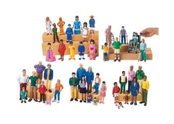 Multi-Cultural Block Play People Set – 42 pieces - MTA Catalogue