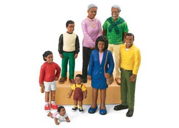 African Family Block Play People – 8 pieces - MTA Catalogue