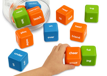 Prefixes & Suffixes Activity Dice - MTA Catalogue