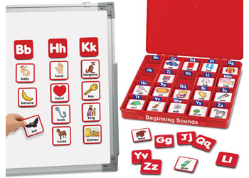 Beginning Sounds Magnetic Sorting Tiles - MTA Catalogue