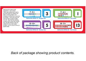 Touch & Match Sensory Subtraction Cards - MTA Catalogue
