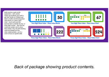 Touch & Match Sensory Place Value Cards - MTA Catalogue