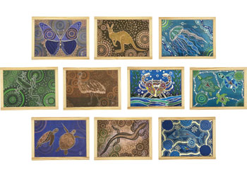 Aboriginal Art 10 Puzzle & Poster Set - MTA Catalogue