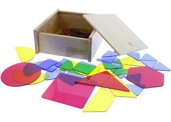 Masterkidz – Translucent Geometric Shapes Set – 51 pieces - MTA Catalogue