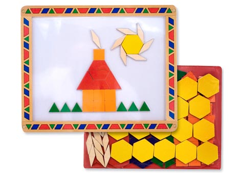 Melissa & Doug – Magnetic Pattern Block Kit - MTA Catalogue