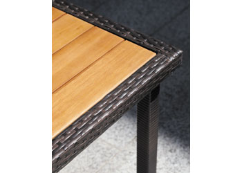 Harmony Education – Wicker Outdoor Table – 122x66x53cm high - MTA Catalogue