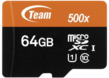 Memory Card microSDXC 64GB, UHS-I, 10MB/s Write, with SD Adapter - MTA ...