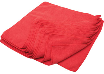 Microfibre Cloth Red – Pack of 10 - MTA Catalogue