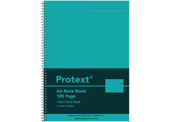 Protext Notebook Aqua A4 8 mm 100p - MTA Catalogue