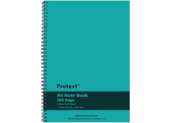Protext Notebook Aqua A4 8 mm 200p - MTA Catalogue