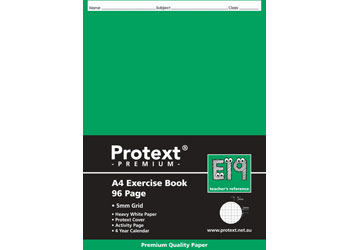 Protext Grid Book A4 5 mm 96p - MTA Catalogue
