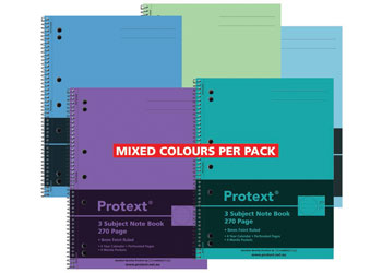 Protext Lecture Book A4 3 Subject 270p - MTA Catalogue