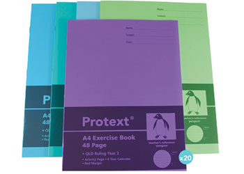 QLD Ruled Exercise Book Year 2 Pack of 20 - MTA Catalogue
