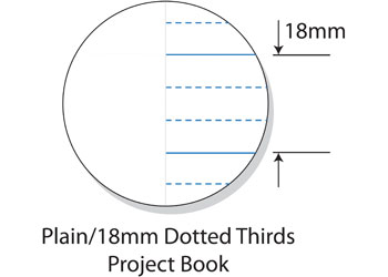 Writing Book 18mm Dotted Thirds 64 Pages - MTA Catalogue