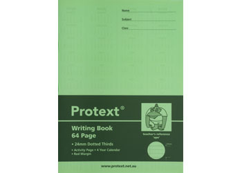 Writing Book 24 mm Dotted Thirds 64 Pages - MTA Catalogue