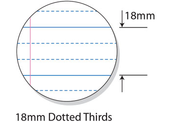 18mm Dotted Thirds Exercise Book Pack of 20 - MTA Catalogue