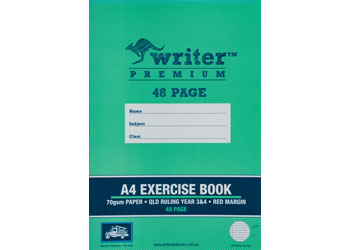 QLD Year 3/4 Exercise Book A4 48 Pages - MTA Catalogue