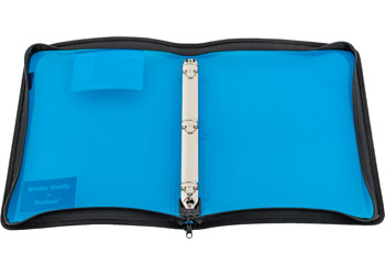 Binder Buddy Zip Binder 3 Ring 25mm Blue - MTA Catalogue