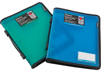 Binder Buddy Zip Binder 3 Ring 25mm Blue - MTA Catalogue