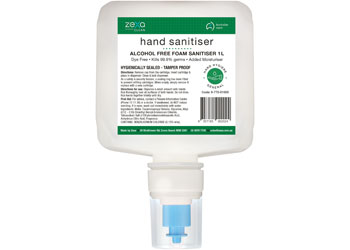 Zexa Alcohol Free Hand Sanitiser 1L – Pack 6 - MTA Catalogue