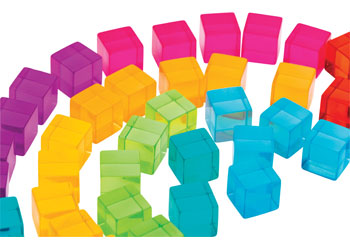 Transparent Lucite Blocks – 40 pieces - MTA Catalogue