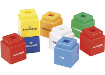 Unifix Cubes Place Value to a Million - MTA Catalogue