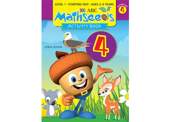 ABC Mathseeds Activity Book 4 Level 1 Ages 3-5 - MTA Catalogue