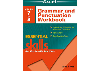 Excel – Grammar and Punctuation Workbooks Years 7-8 - MTA Catalogue