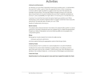 Paul Swan – My Word Book: Mathematics - MTA Catalogue