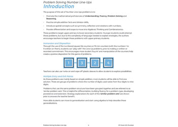 Problem Solving Number Line-Ups Book – Dr Paul Swan - MTA Catalogue