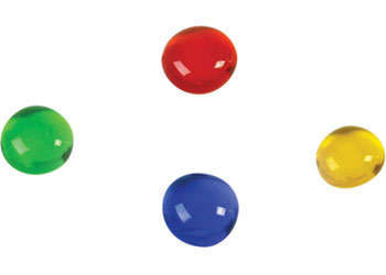 Transparent Rounded Counting Gems Set of 200 - MTA Catalogue