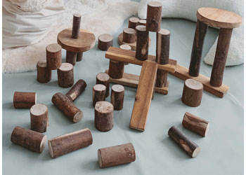Natural Tree Blocks – 106 pieces - MTA Catalogue
