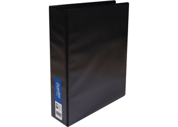 Bantex Insert 2D Ring Binder A4 38mm Black - MTA Catalogue