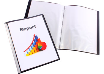 Display Book A4 Black 20 Pockets and Insert Cover - MTA Catalogue