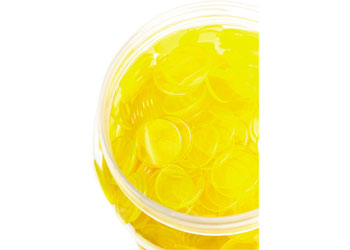 Translucent Counter Round 2.5cm Yellow 1000pc - MTA Catalogue