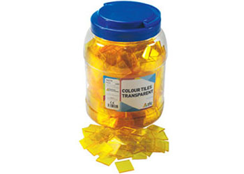 Translucent Counter Square Yellow – 1000 pieces - MTA Catalogue