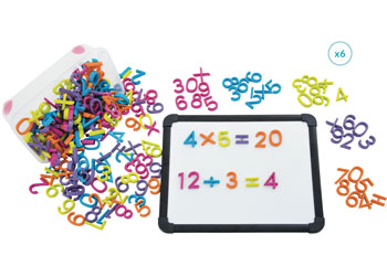 Magnetic Numbers – 6 Sets of 250pc in Container - MTA Catalogue