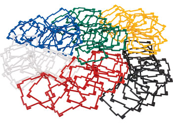 GeoShapes Square Solid Colours 60 Pcs - MTA Catalogue
