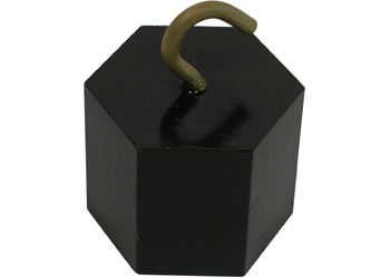 Weight – Hexagonal – Iron – With Ring – 100g - MTA Catalogue