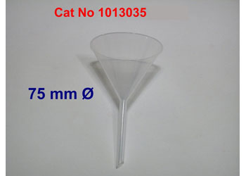Filter Funnel – Poly – Long Stem – 75mm - MTA Catalogue
