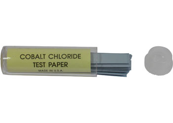 Cobalt Chloride Test Strips - MTA Catalogue