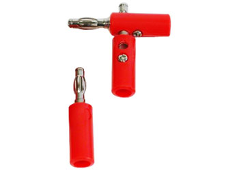 Banana Lead Connectors – Stackable Red – Pack of 10 - MTA Catalogue