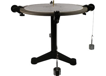 Wooden Force Table Complete with Weights - MTA Catalogue