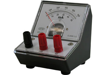 Ammeter Double Range DC 0-50-500mA - MTA Catalogue