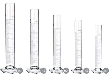 Borosilicate Measuring Cylinders – Small Set - MTA Catalogue