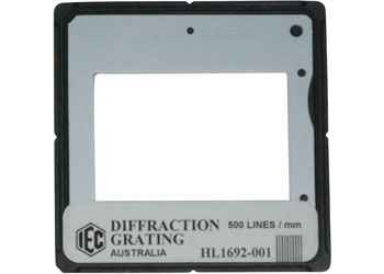Diffraction Grating 500 Lines/mm - MTA Catalogue