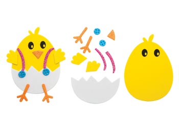 Easter Foam Chick Kits – Pack of 12 - MTA Catalogue